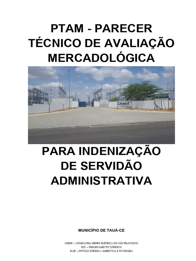 PTAM CHESF LT 230KV PICOS X TAUÁ Gleba 352 FINAL FINAL | PDF | Mercado ...