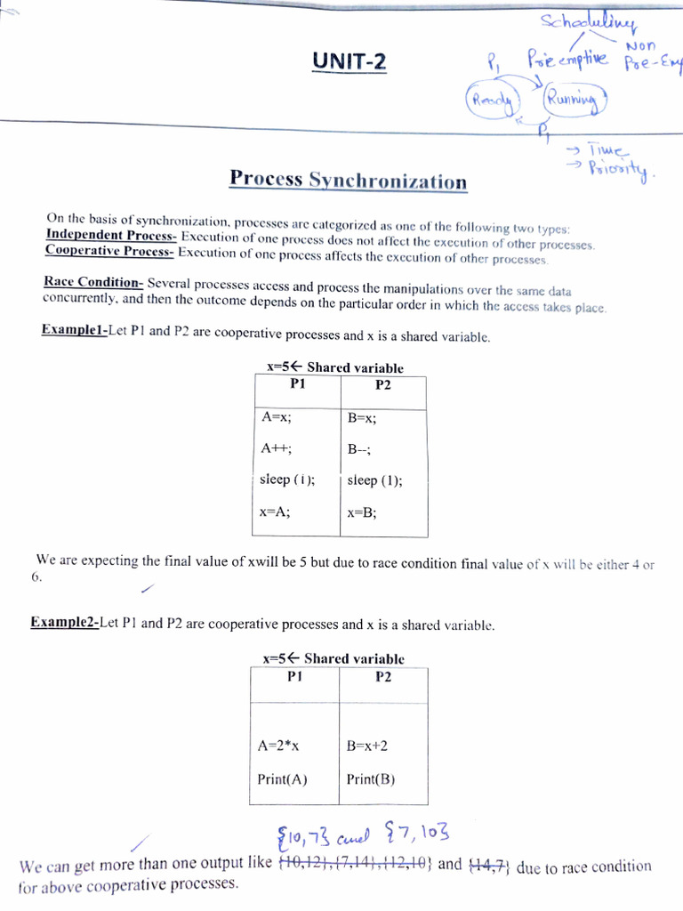 Os Unit 2-1 | PDF | Computing | Computer Science Os Unit 2-1 | PDF | Computing | Computer Science