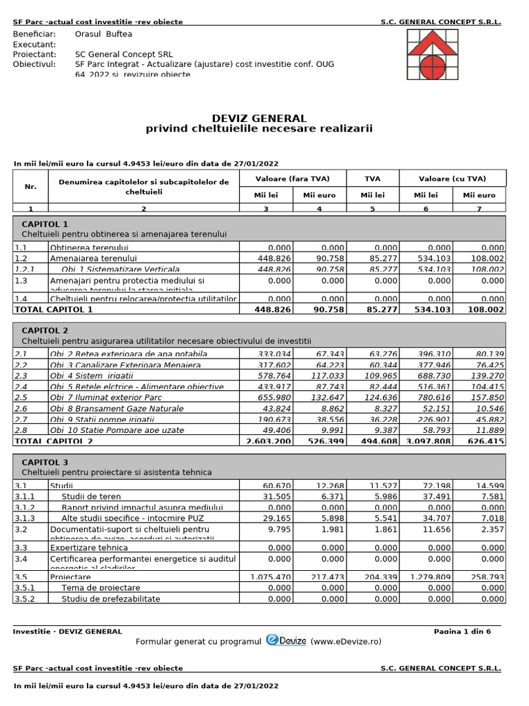 DG Devizul General | PDF