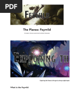 Feywild Creatures and NPC Guide | PDF