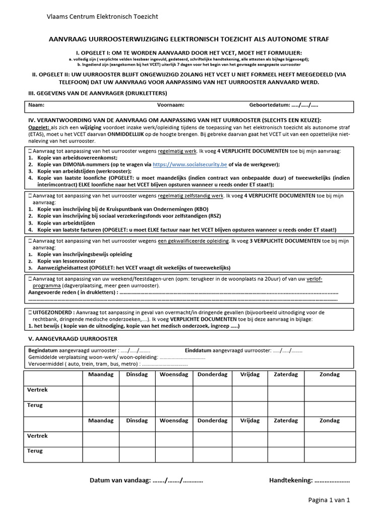 Aanvraag | PDF