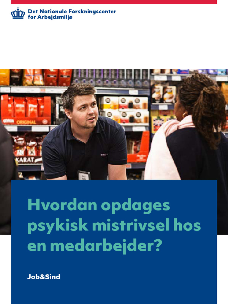 Hvordan Opdages Psykisk Mistrivsel - Nfa | PDF