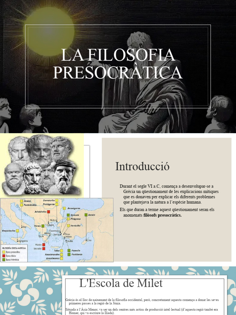 6458 Filosofia Presocratica | PDF
