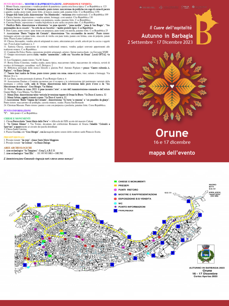 Cartina Orune | PDF