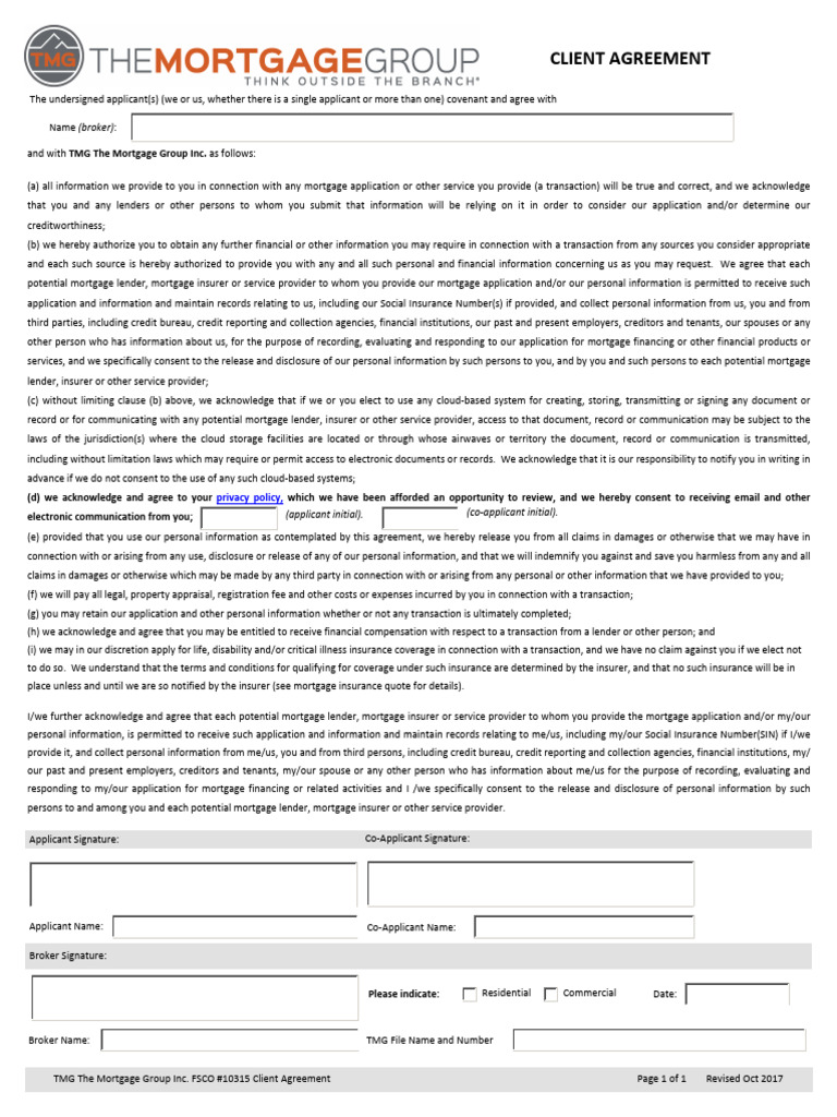 Client Agreement | PDF