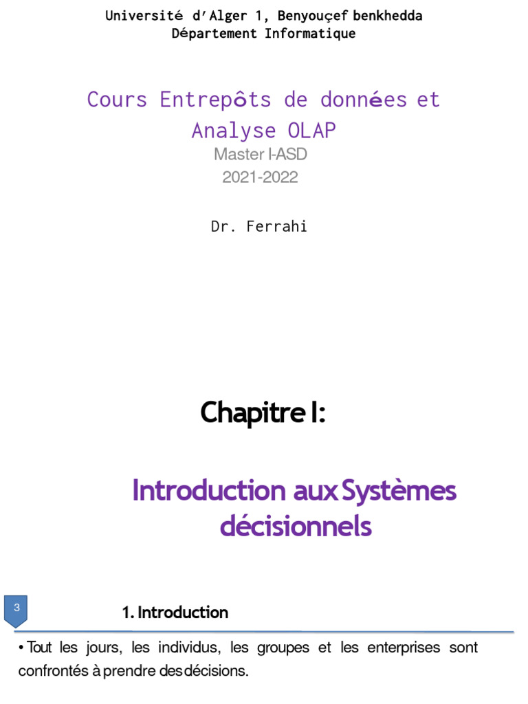 Chapitre 1 Introduction | PDF | Développement personnel