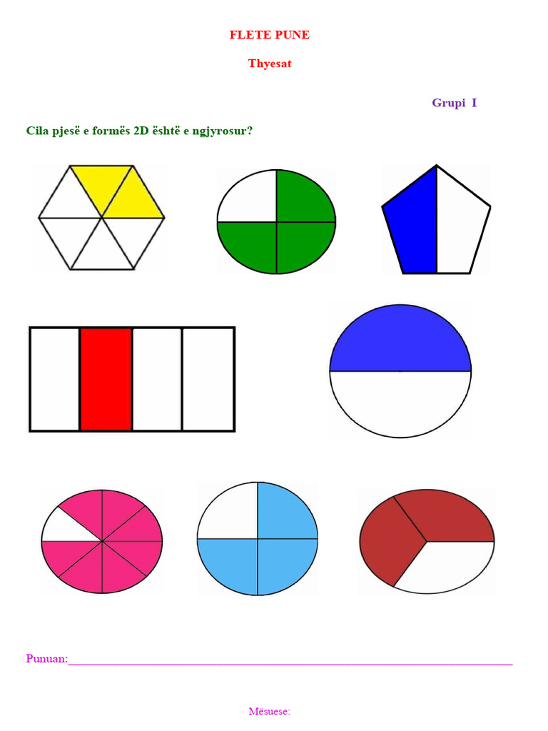 Fletë Pune Thyesat | PDF