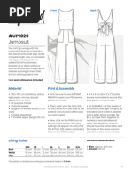 Inès Top Sewing Pattern PDF | PDF | Seam (Sewing) | Sewing