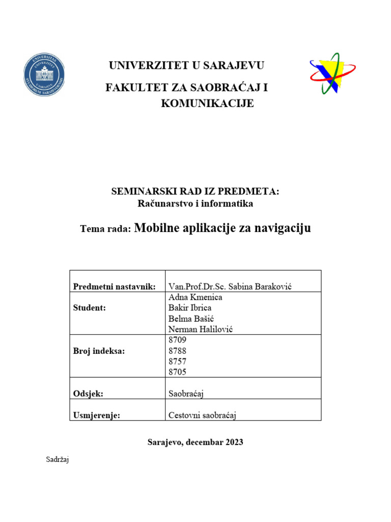 Seminarski Rad | PDF