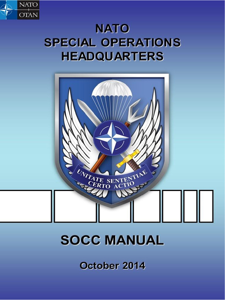 NATO Special Operations Component Manual | PDF