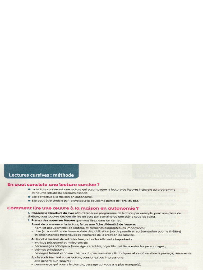 Lecture Cursive Méthode | PDF