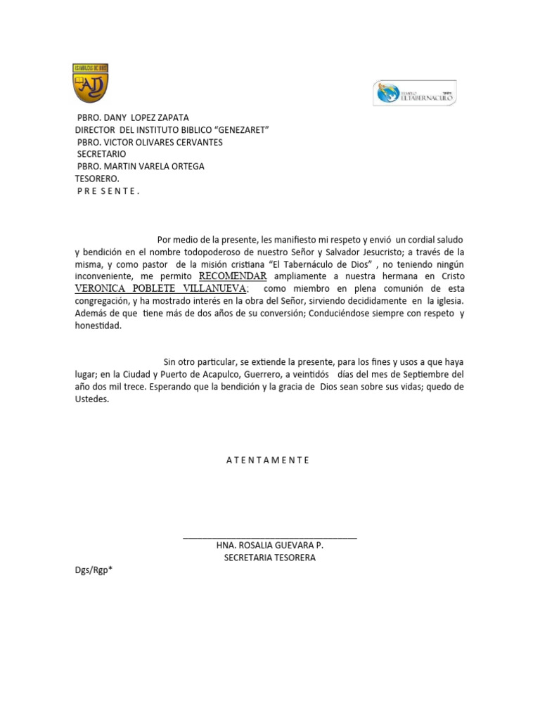 instituto-carta-de-rec. | PDF | eucaristía | Cristo (título) instituto-carta-de-rec. | PDF | eucaristía | Cristo (título)