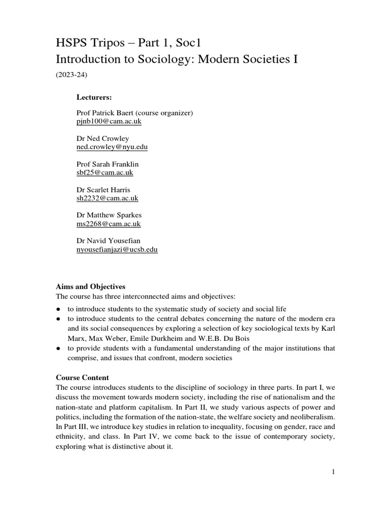 Soc1 Paper Guide 2023-24 - v2 Updated 22-08-23 | PDF ...