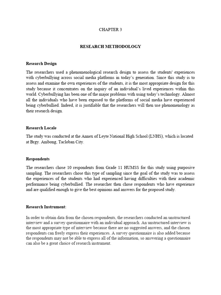 CHAPTER 3 Research Dani | PDF