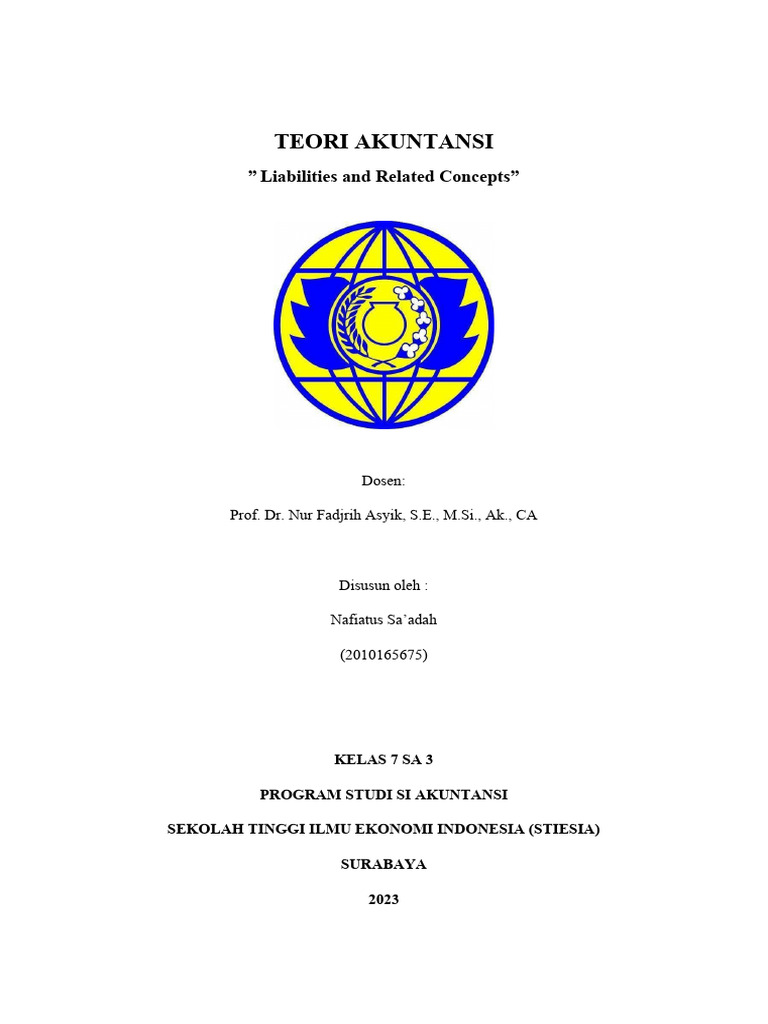 Teori Akuntansi - Fifii 4 | PDF