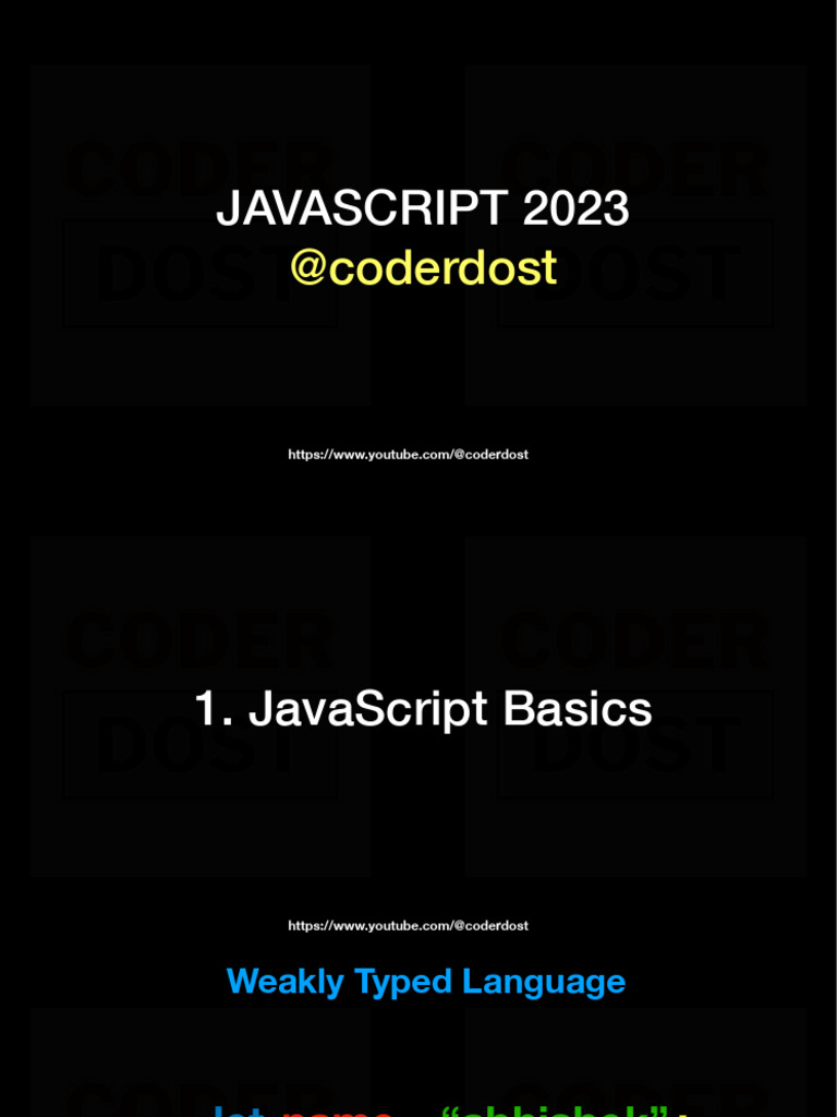 Slides | PDF | Data Type | Java Script Slides | PDF | Data Type | Java Script