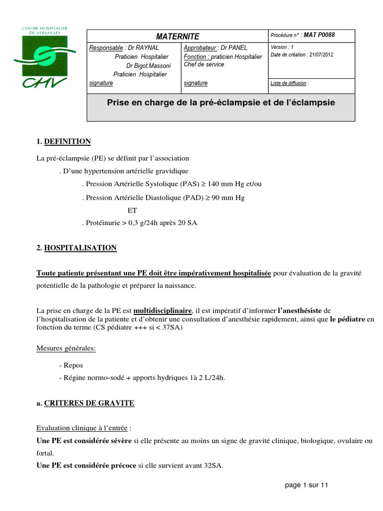 PEC Pre Eclampsie | PDF
