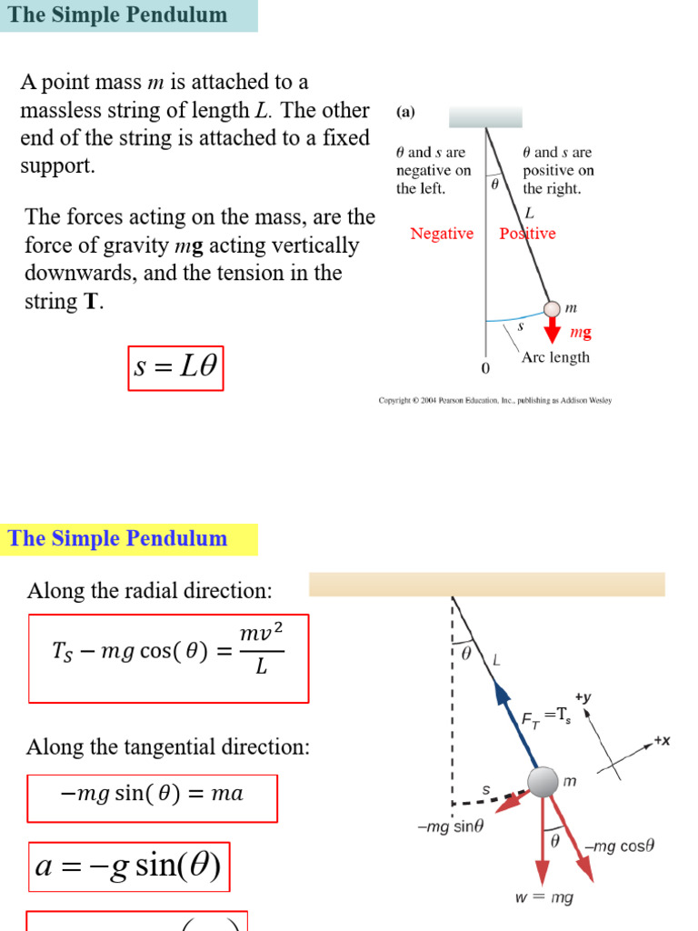 The Simple Pendulum-1 | PDF | Pendulum | Oscillation