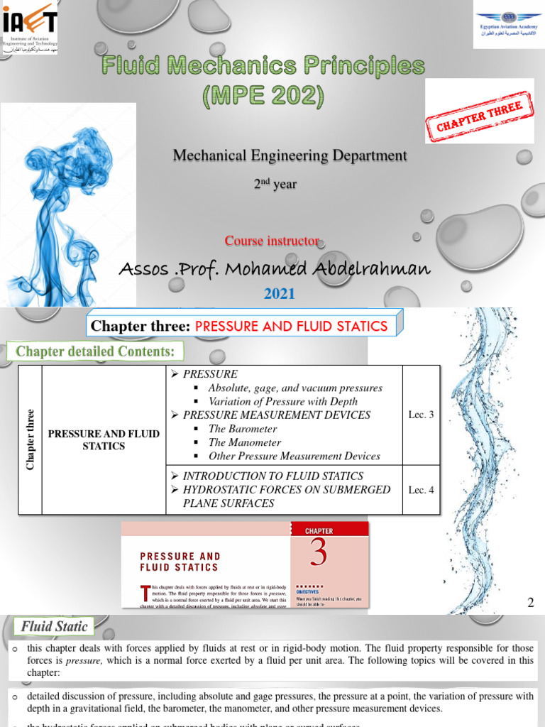 Chapter 3-1 | PDF | Pressure | Pressure Measurement Chapter 3-1 | PDF | Pressure | Pressure Measurement