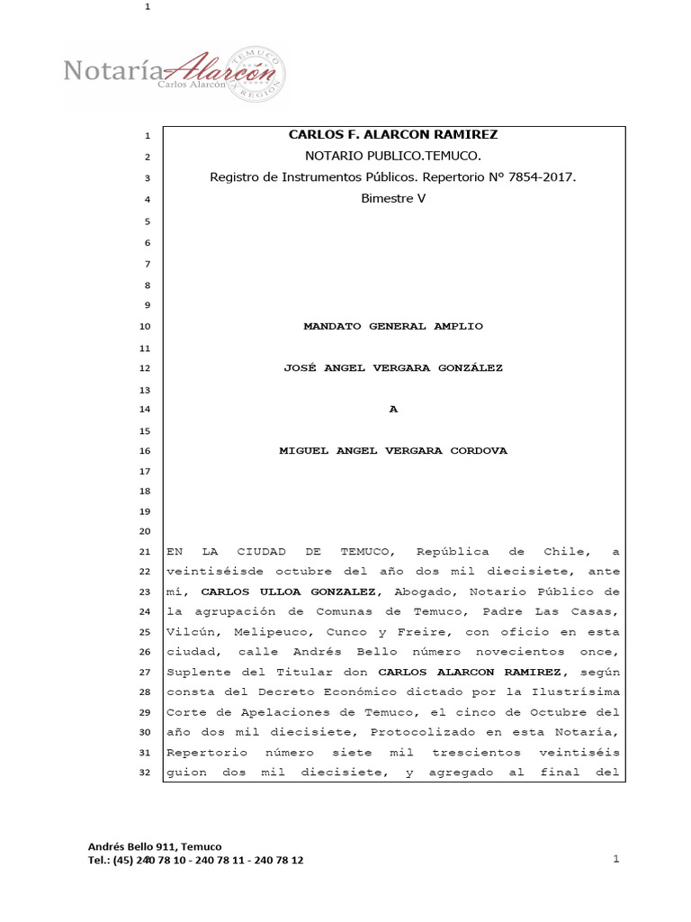 Mandato General Amplio | PDF | Bancos | Cheque