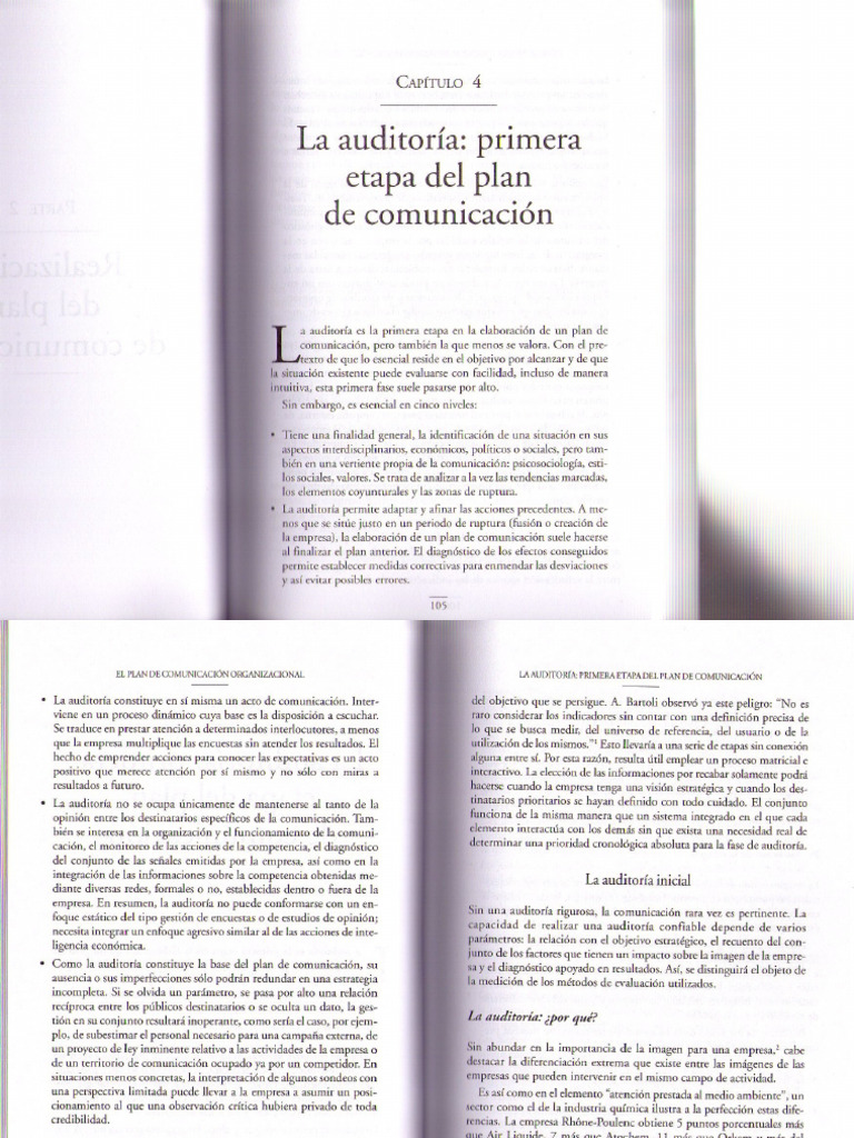 El Plan de Comunicacion Organizacional Libaert Libro 54 67 | PDF