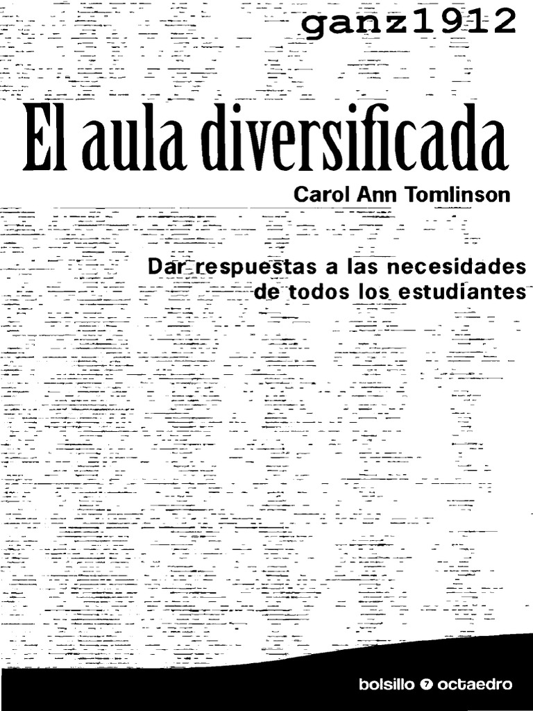 TOMLINSON, CAROL ANN - El Aula Diversificada (OCR)_230322_220106 | PDF | Enseñando | Aprendizaje