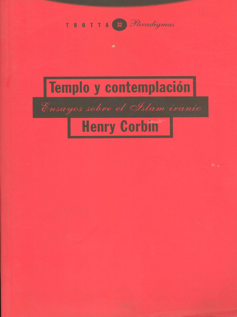 (Henry Corbin) Templo y Contemplacion | PDF