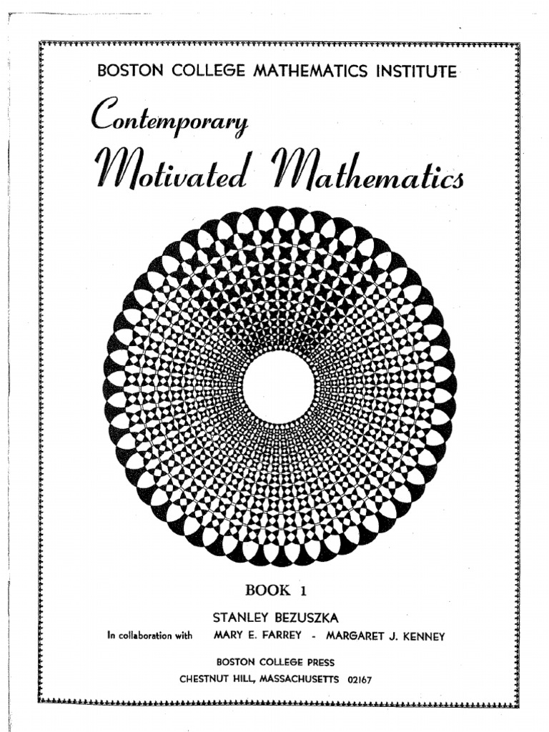 Contemporary Motivated Mathematics 1 | PDF