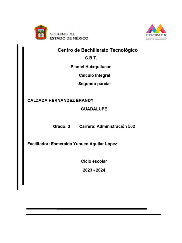 Portada Calculo Integral | PDF