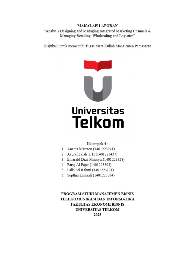Analysis Setting Product Strategies-Kelompok 4-Erigo | PDF