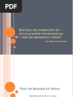 Tabla de Puntuacion de Bender | PDF | Salud y bienestar