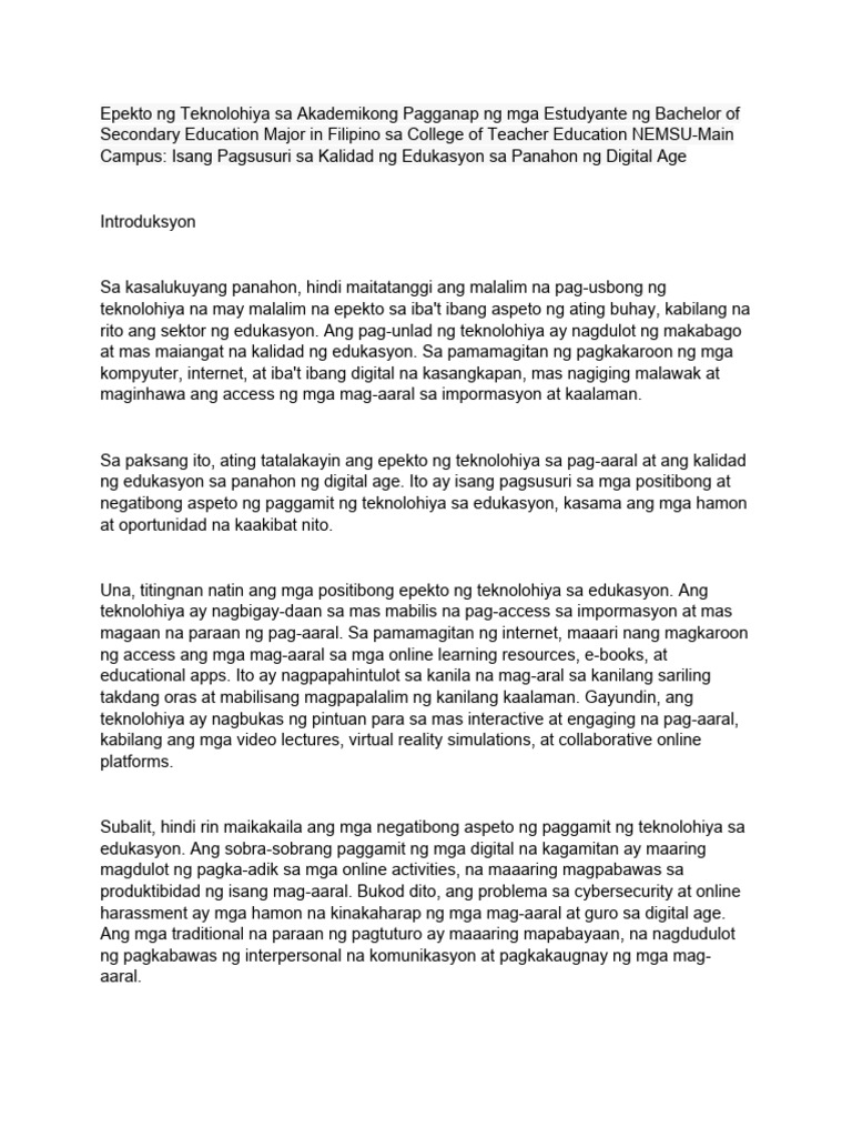 Gawain 6 - Pagsulat NG Pamagat at Introduksiyon Sa Pananaliksik | PDF