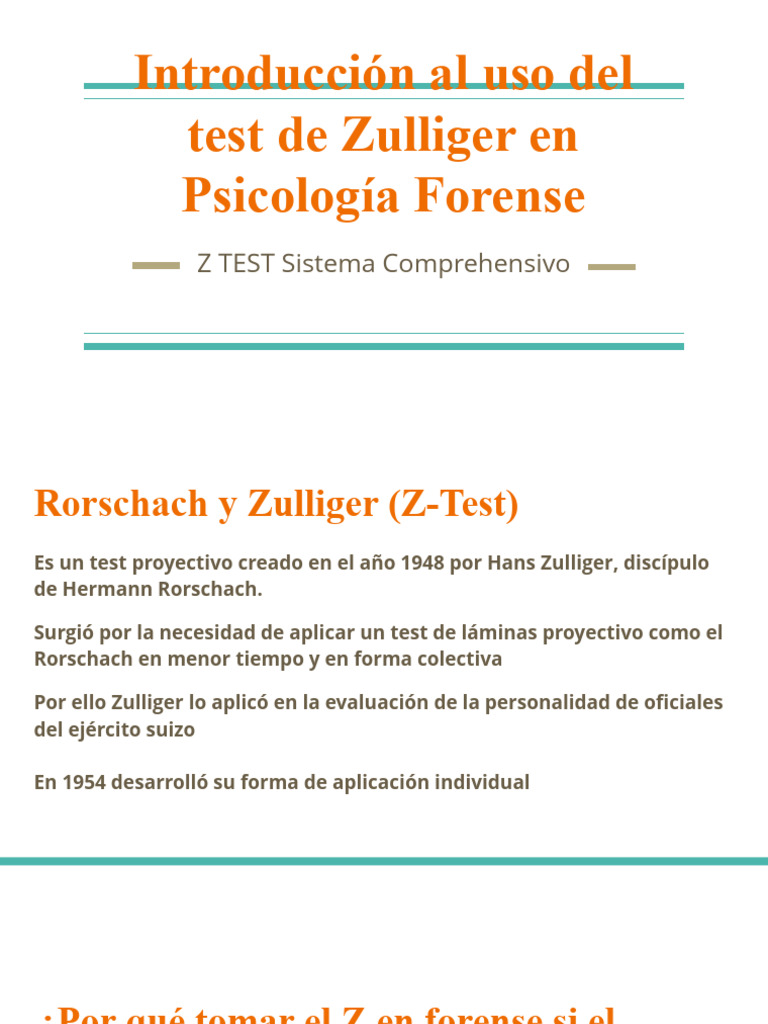 El Test de Zulliger SC | PDF
