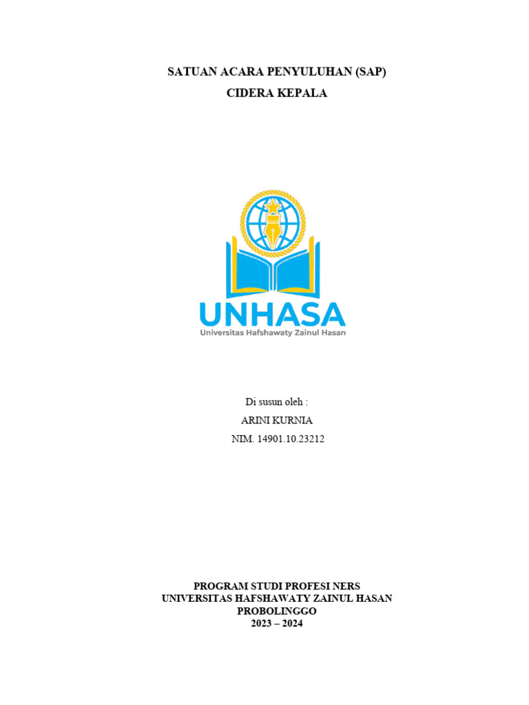 Penyuluhan Cidera Kepala untuk Keluarga | PDF