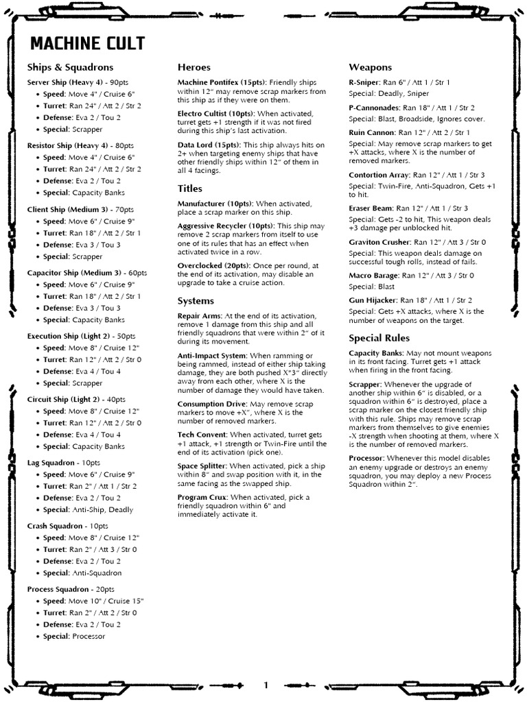Machine Cult | PDF