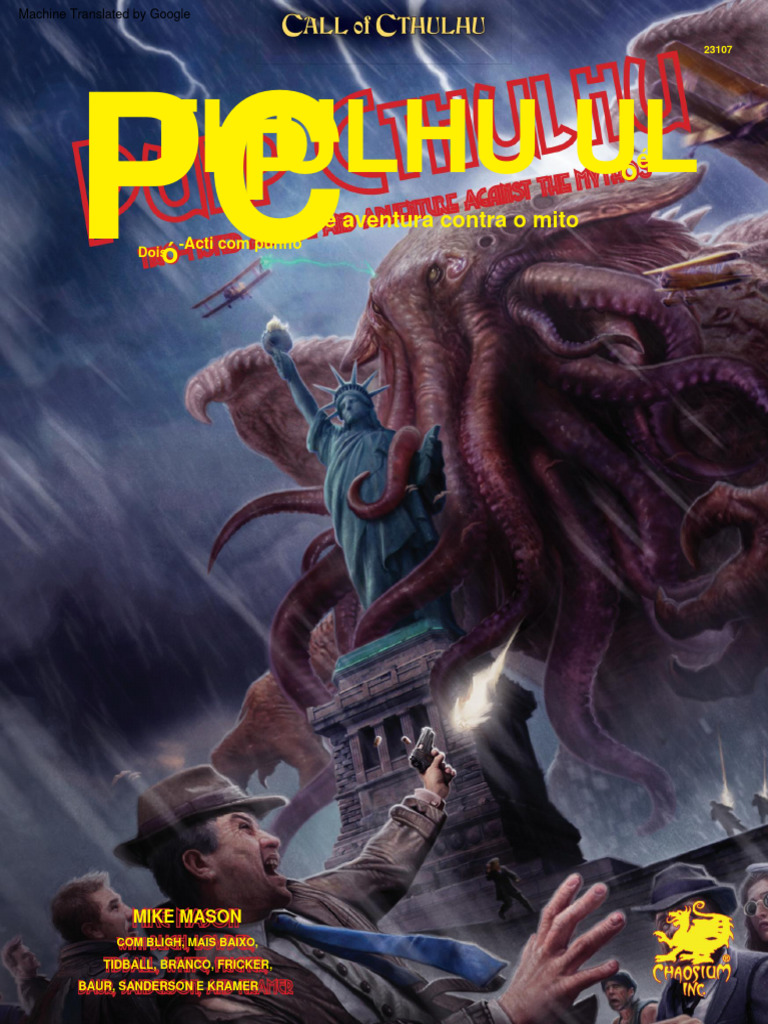 Call of Cthulhu - Pulp Cthulhu - PDF Room-1 | PDF | Mito de Cthulhu ...