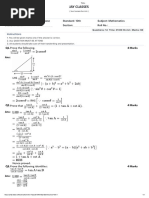 Class 10 Trigonometry PYQ Solutions | PDF | Trigonometry | Lighthouse