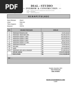 Contoh RAB Desain Interior | PDF