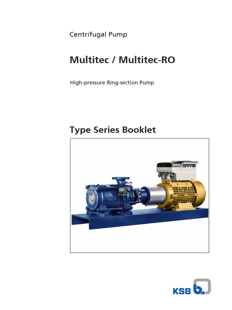 Multitec - KATALOG New | PDF | Pump | Bearing (Mechanical)