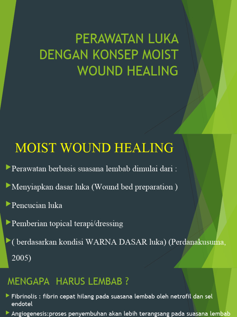 Moist Wound Healing | PDF