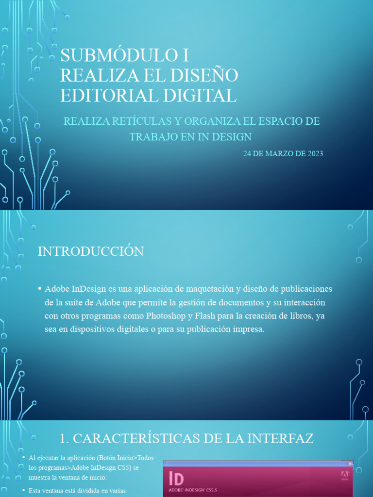 Interfaz de Indesign | PDF