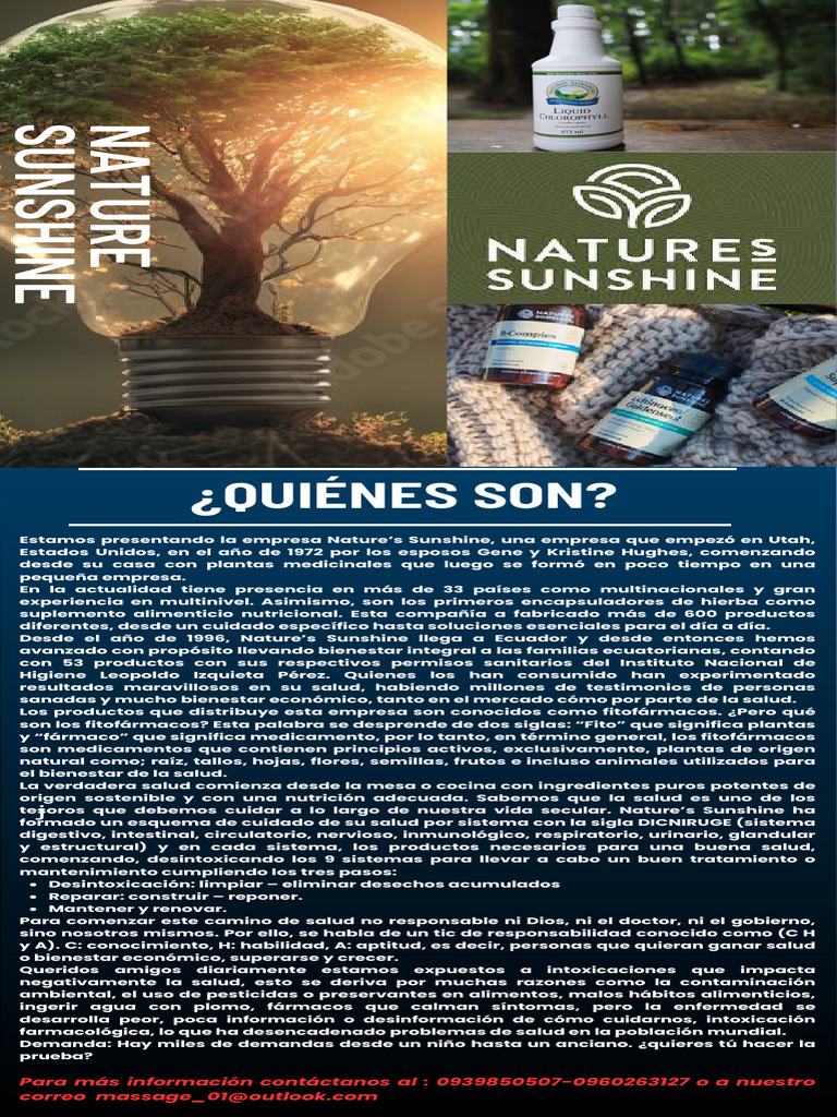 Catálogo Nature's Sunshine Panamá 2025 | PDF | Farmacología | Alimentos