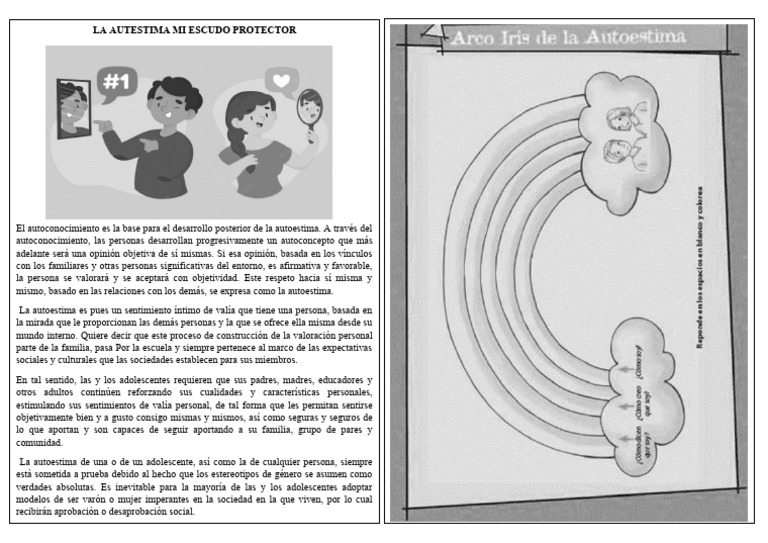 Autestima Mi Escudo Protector Anexos | PDF