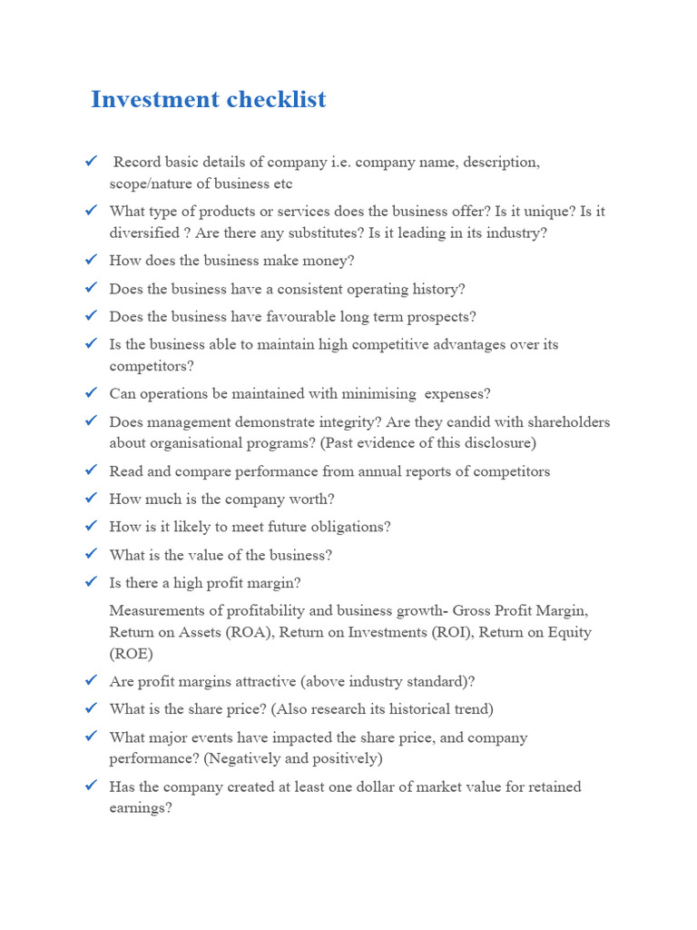 Guide To Investing | PDF