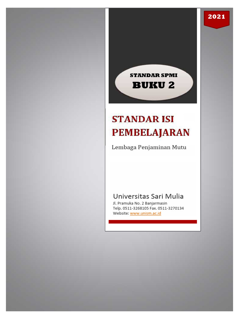 Standar Isi Pembelajaran | PDF