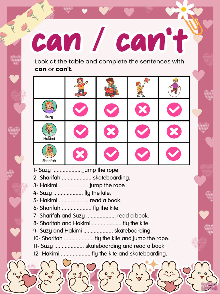 CAN _ CAN'T | PDF
