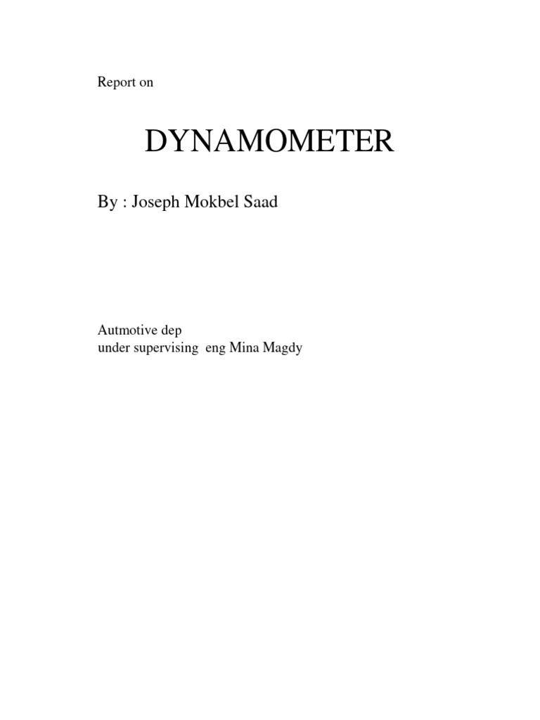 Dynamo | PDF | Mechanics | Vehicle Technology