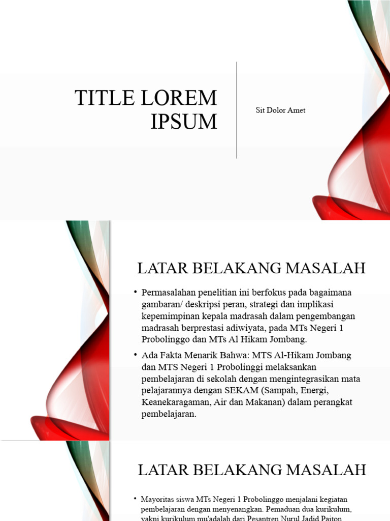 Ujian Proposal Mpi s3 | PDF