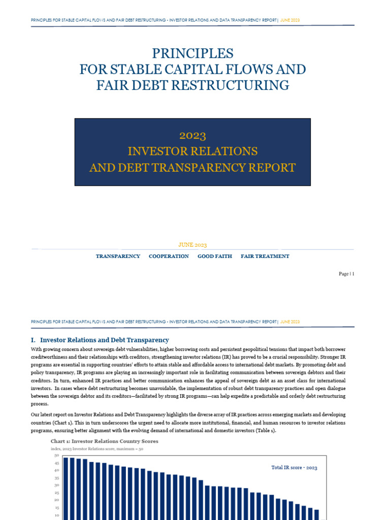 Investor Relations Report 2023 - VF | PDF | Debt | International ...