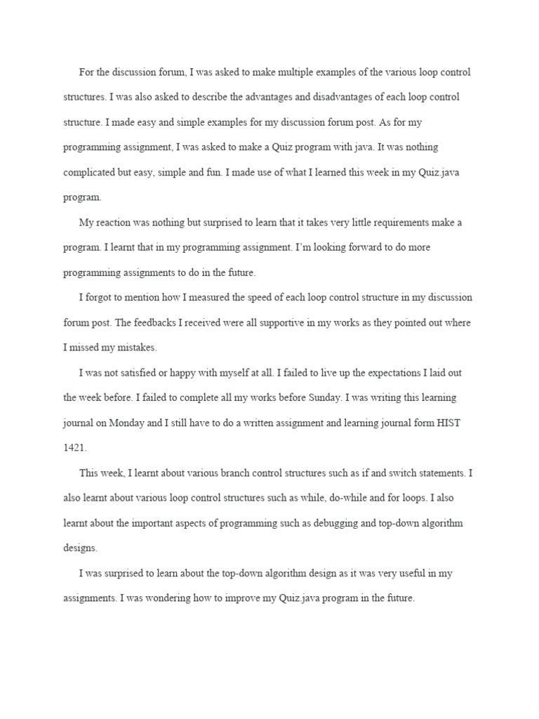 Loop Control Structures and Java Quiz Insights | PDF | Learning | Computer Programming